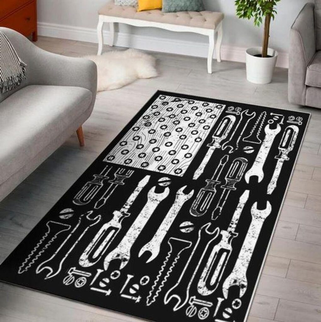 Basic Mechanic Rectangle Limited Edition Rug - Unique Anime Apparel for ...