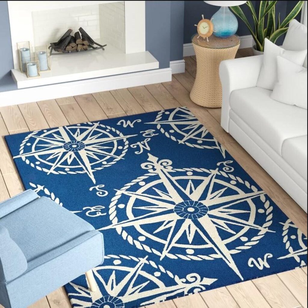 Compass Limited Edition Rug - Unique Anime Apparel for Fans