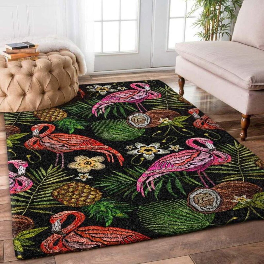 Flamingo Rug - Unique Anime Apparel for Fans