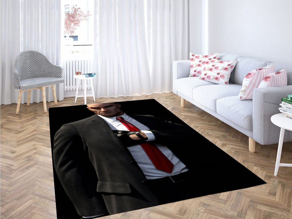 Hitman Agent 47 Carpet Rug - Unique Anime Apparel for Fans