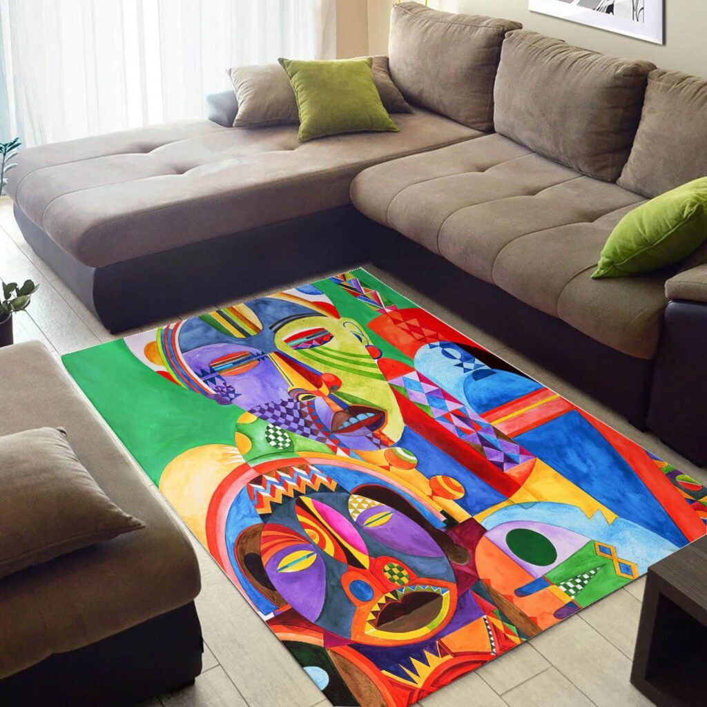 Inspired African American Cute Afro Lady Large Carpet Living Room Rug ...