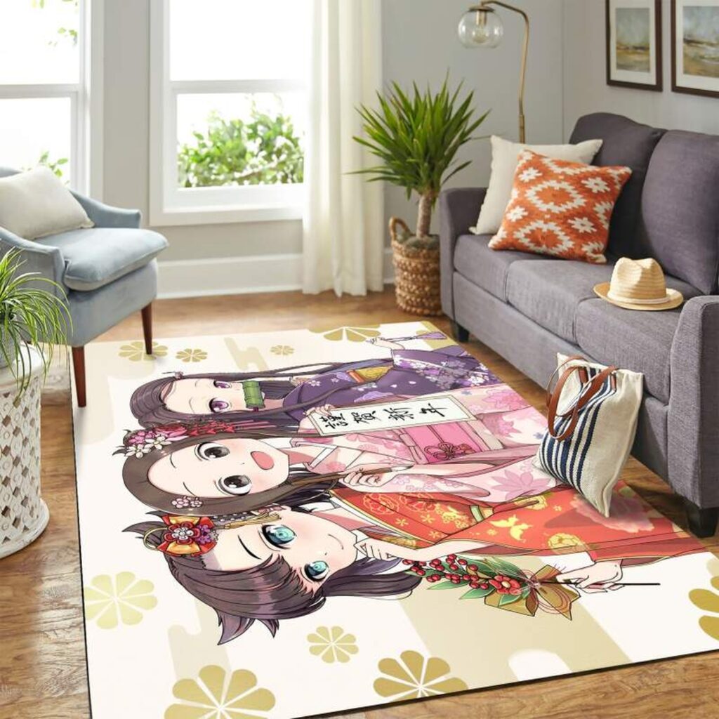 Kamado nezuko demon Slayer Girls Carpet Floor Area Rug - Unique Anime ...