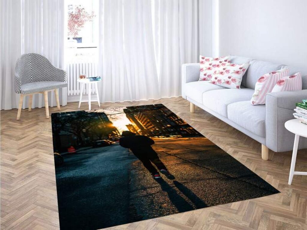 Man Wallpaper Carpet Rug - Unique Anime Apparel for Fans