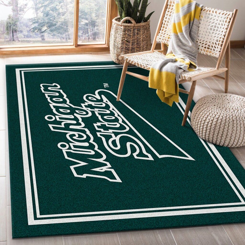 Michigan State Rug - Unique Anime Apparel for Fans