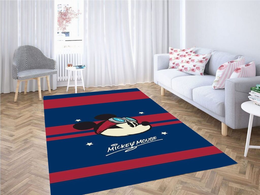 Mickey Mouse Carpet Rug - Unique Anime Apparel for Fans