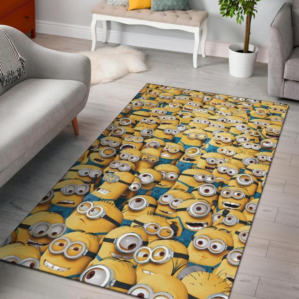 Minion Area Rug - Unique Anime Apparel for Fans