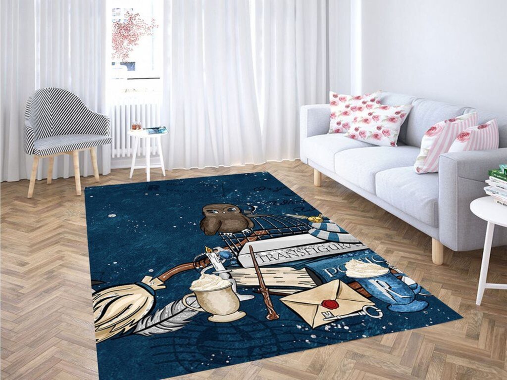 Party Of Harry Potter Living Room Modern Carpet Rug - Unique Anime ...