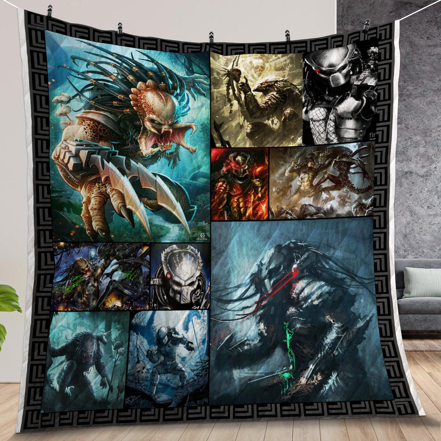 Predator Fan Gift Quilt Gift Ideas For Fans - Unique Anime Apparel for Fans