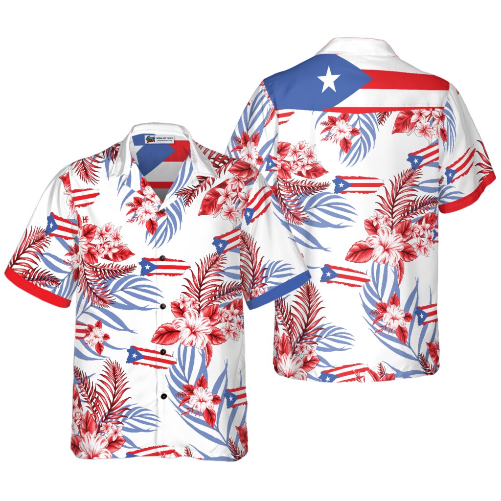 Puerto Rico Hawaiian Shirt - Unique Anime Apparel for Fans