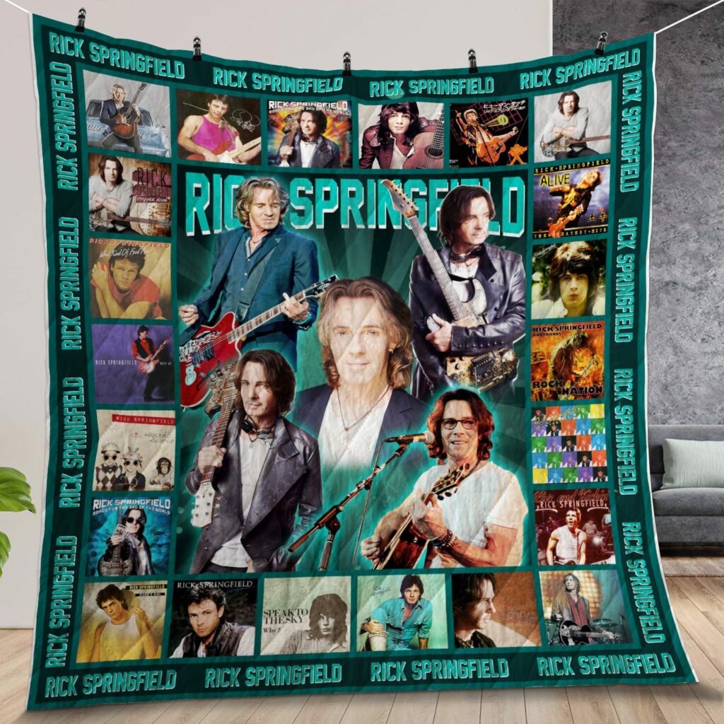 Rick Springfield Quilt Gift Ideas For Fans - Unique Anime Apparel for Fans