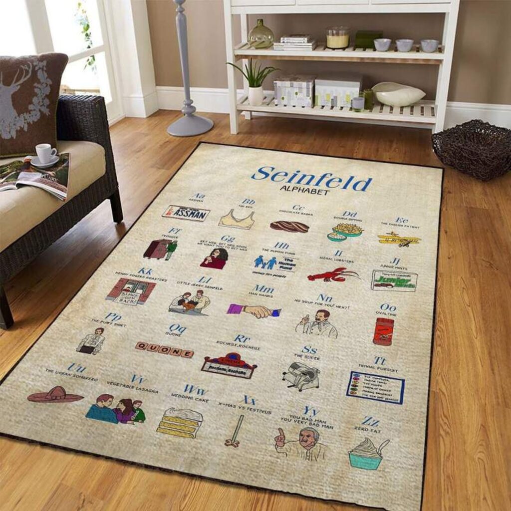 Seinfeld Area Rug - Unique Anime Apparel for Fans