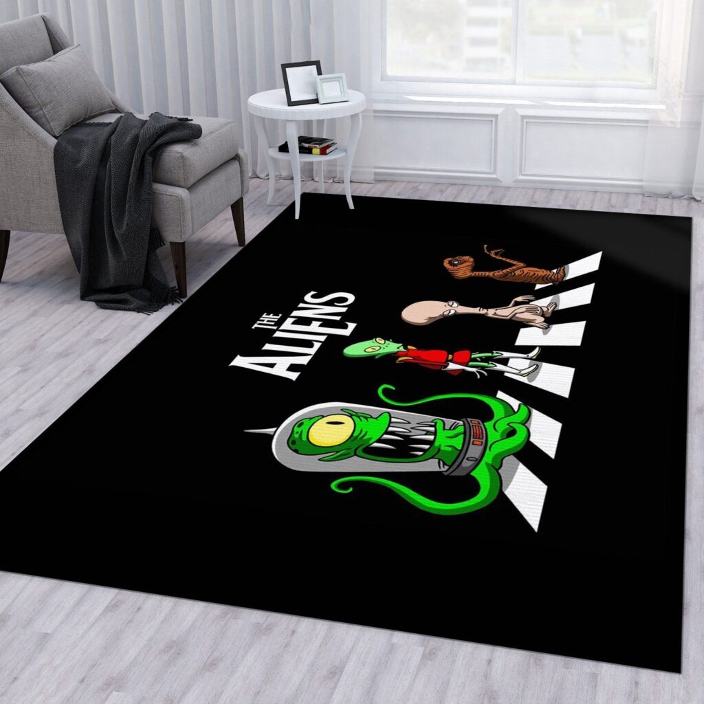 The Aliens Rug - Unique Anime Apparel for Fans
