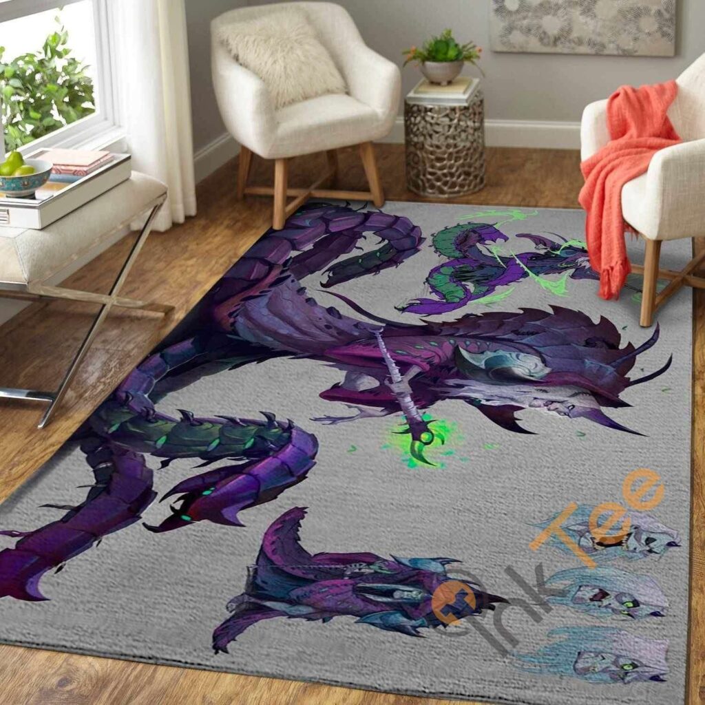 Violet Wizard Area Rug - Unique Anime Apparel for Fans