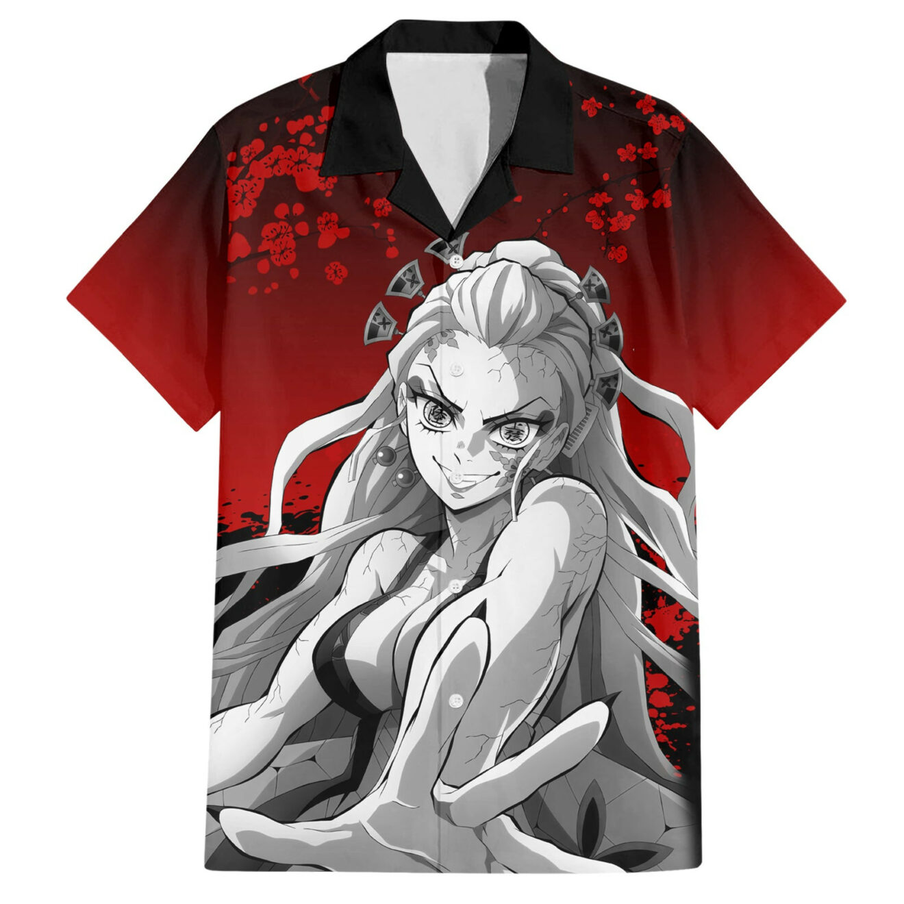 Daki Japan Art Hawaiian Shirt - Unique Anime Apparel for Fans