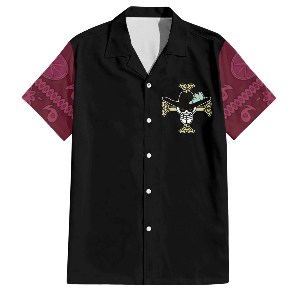 Dracule Mihawk One Piece Anime Hawaiian Shirt - Unique Anime Apparel ...