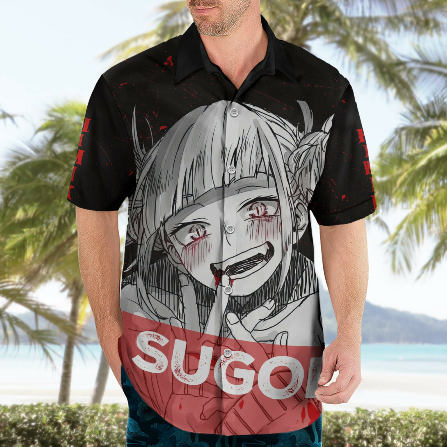 Himiko Toga Sugoi Hawaiian Shirt - Unique Anime Apparel for Fans