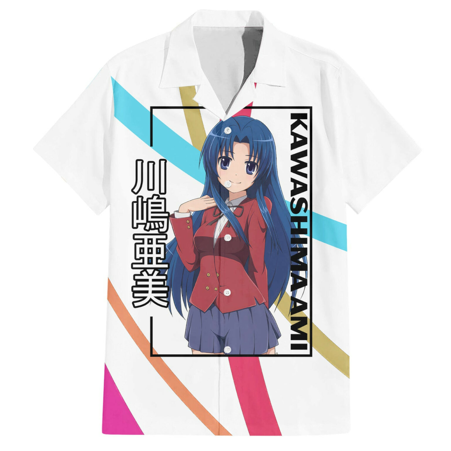 Kawashima Ami Hawaiian Shirt Toradora Anime - Unique Anime Apparel for Fans