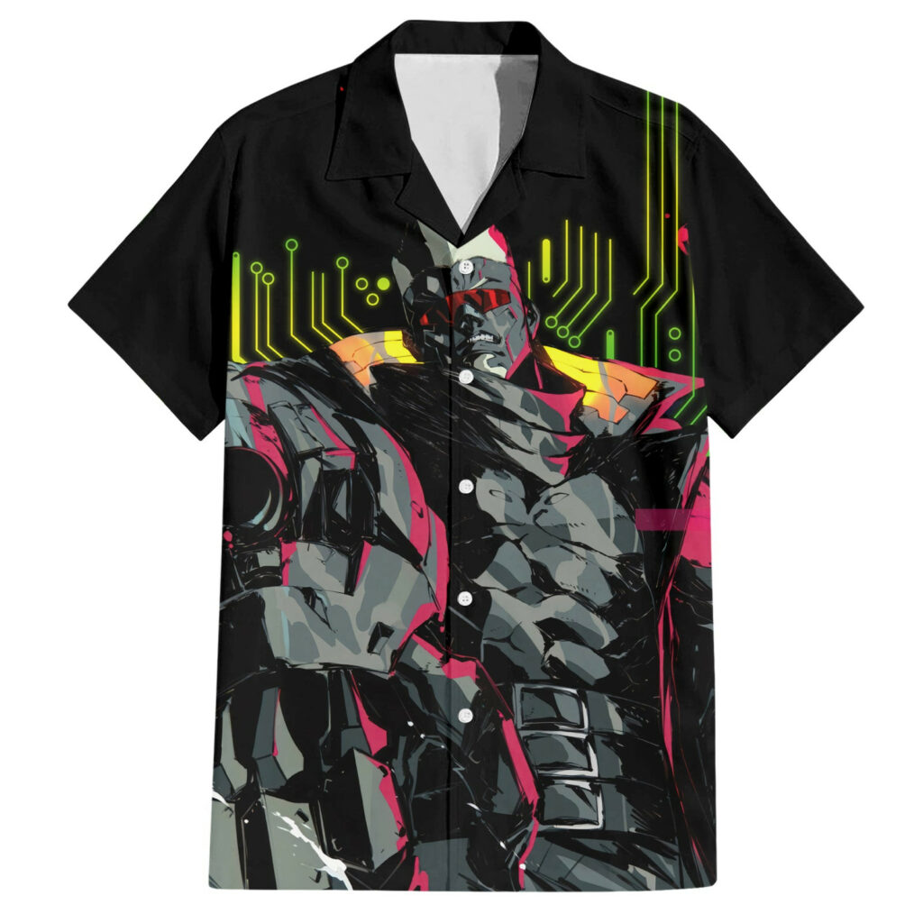 Maine Cyberpunk Hawaiian Shirt - Unique Anime Apparel for Fans