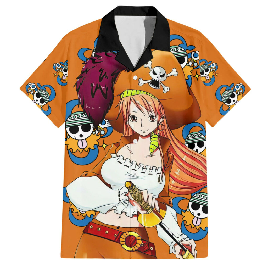 Nami Anime Movie Red Hawaiian Shirt - Unique Anime Apparel for Fans