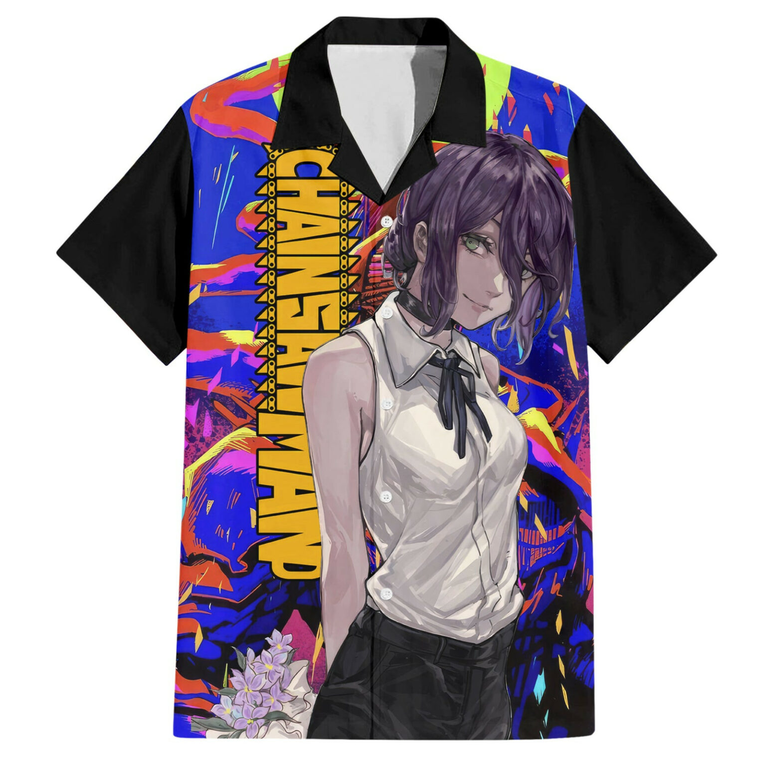 Reze Hawaiian Shirt Chainsaw Man - Unique Anime Apparel for Fans