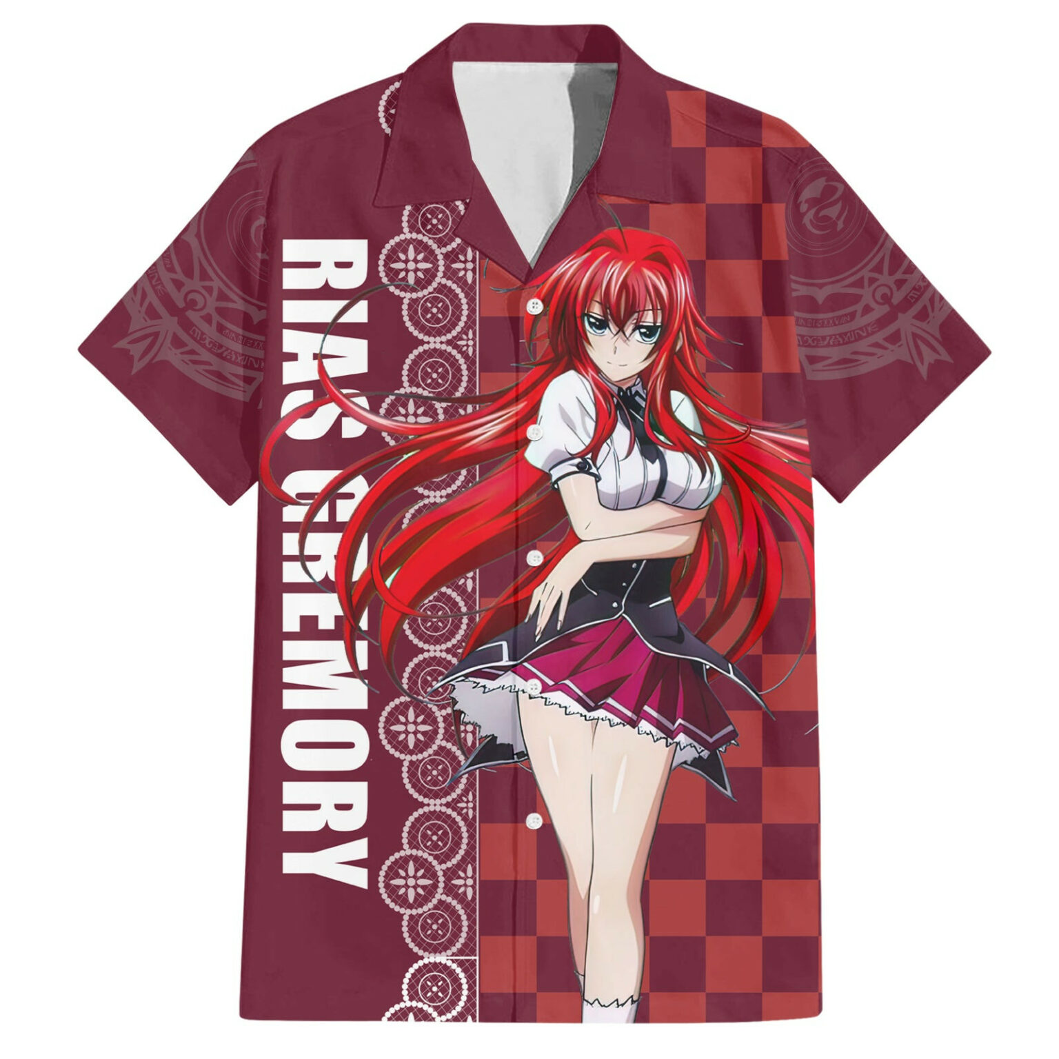 Rias Gremory Hawaiian Shirt High School DxD Anime - Unique Anime ...