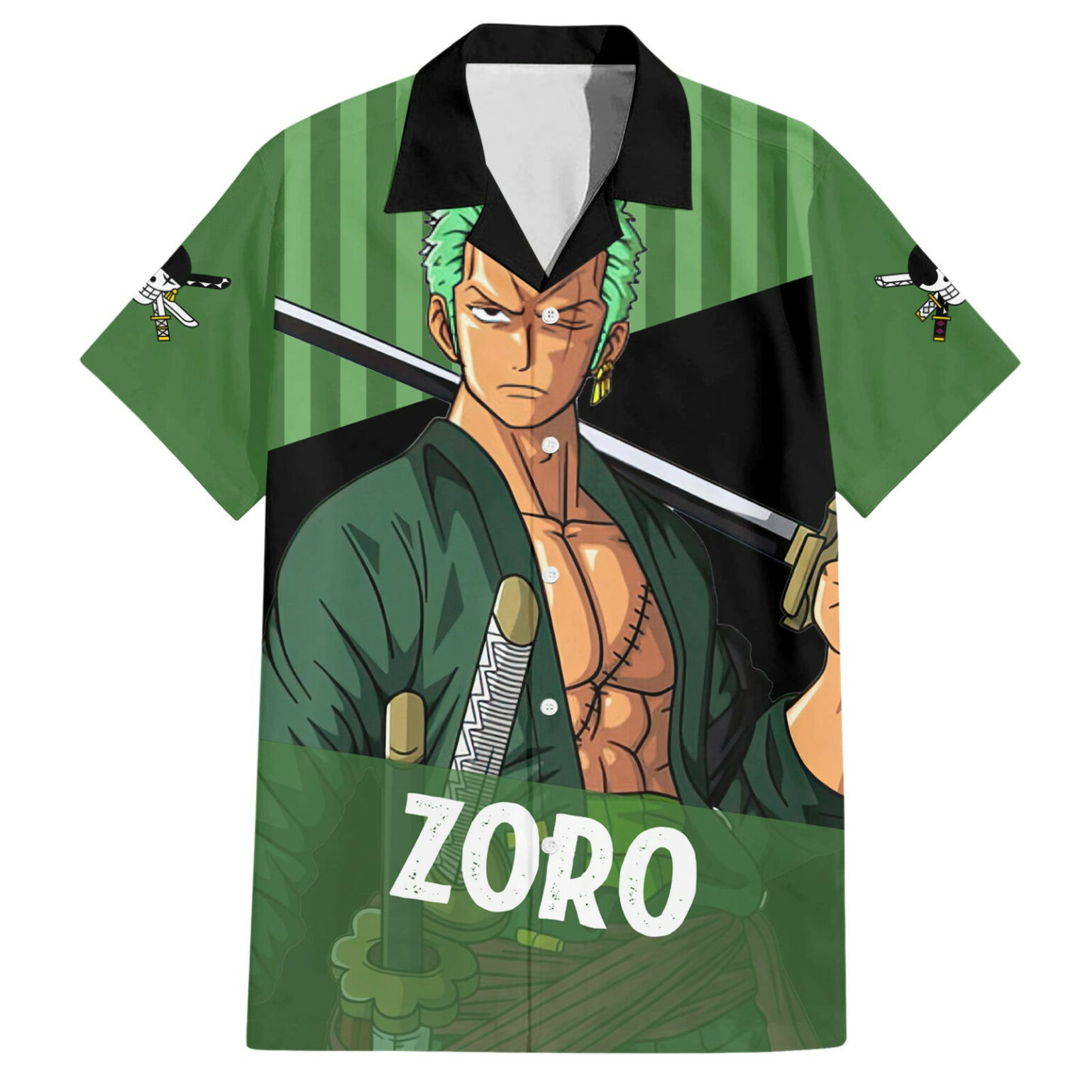 Roronoa Zoro One Piece Hawaiian Shirt - Unique Anime Apparel for Fans