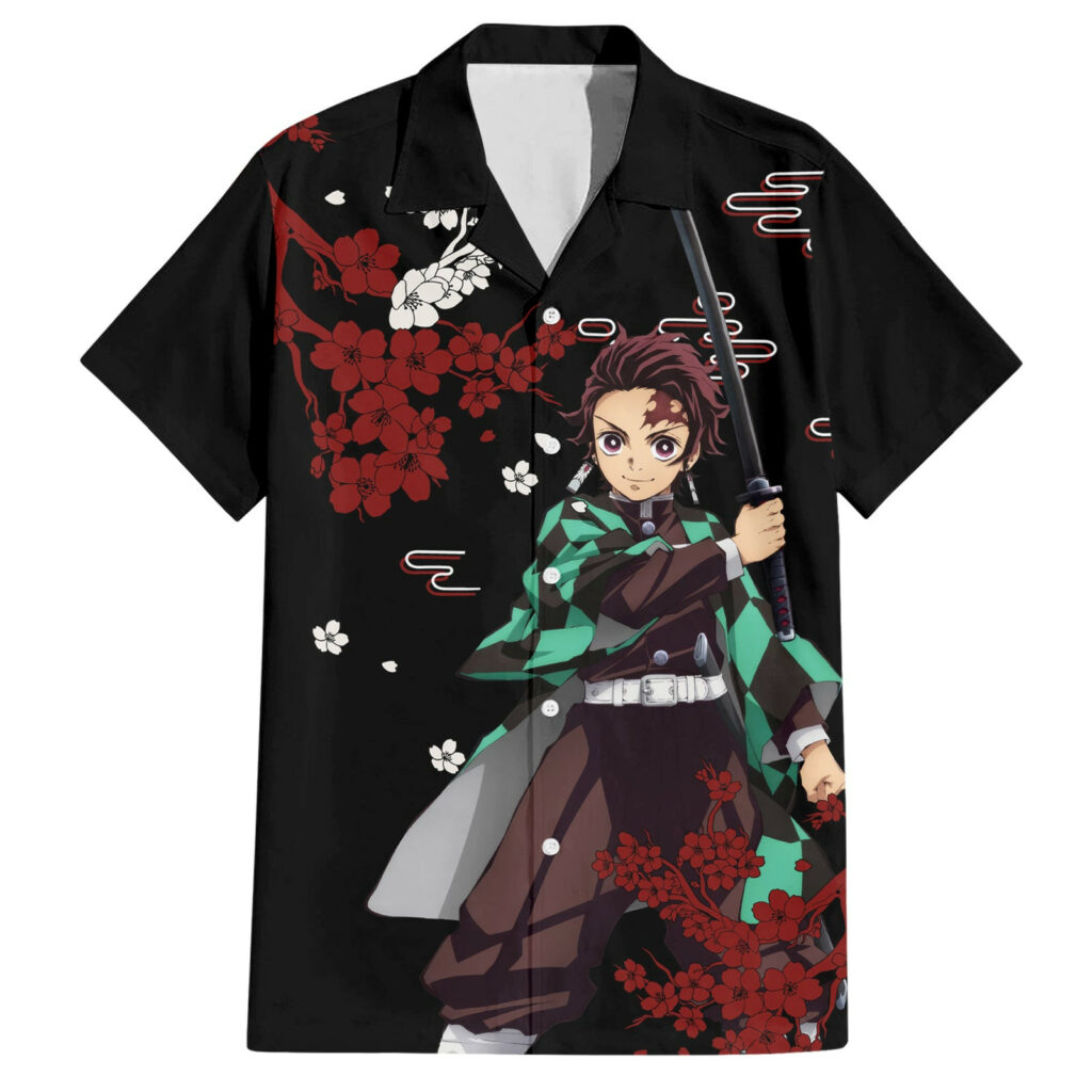 Tanjiro Kamado Japan Style Hawaiian Shirt - Unique Anime Apparel for Fans