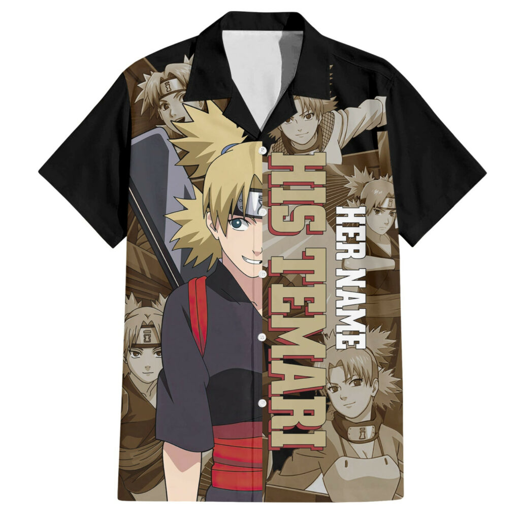 Temari Hawaiian Shirt Naruto - Unique Anime Apparel for Fans