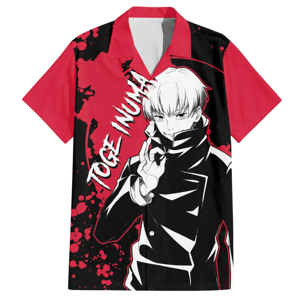 Toge Inumaki Jujutsu Kaisen Hawaiian Shirt Manga Style Art - Unique ...