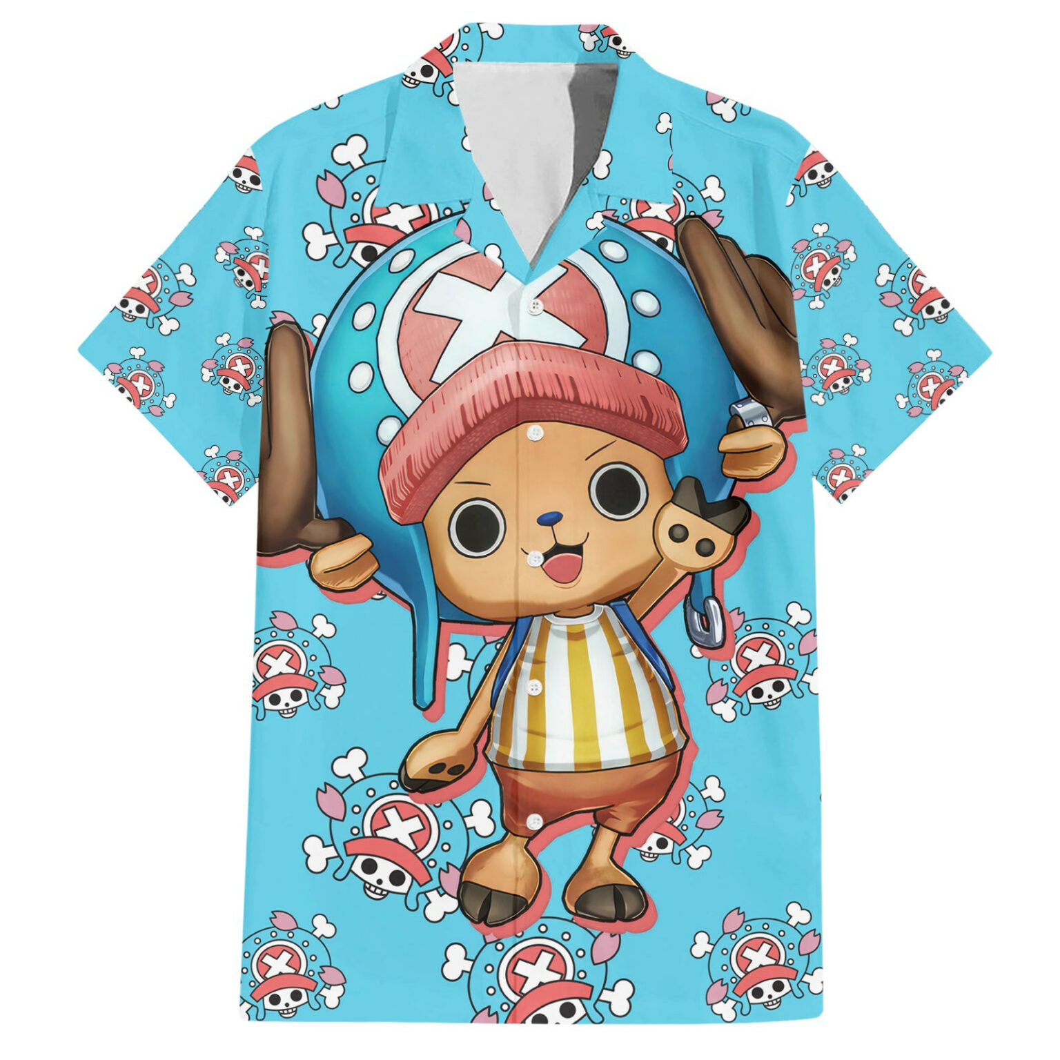 Tony Tony Chopper Movie Red Hawaiian Shirt - Unique Anime Apparel for Fans