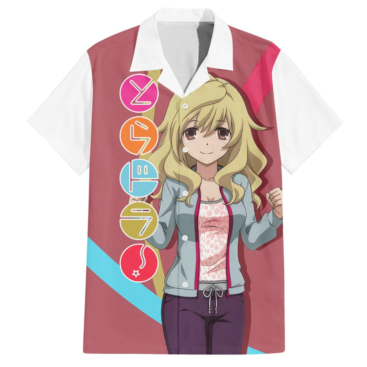 Yasuko Takasu Hawaiian Shirt Toradora - Unique Anime Apparel for Fans