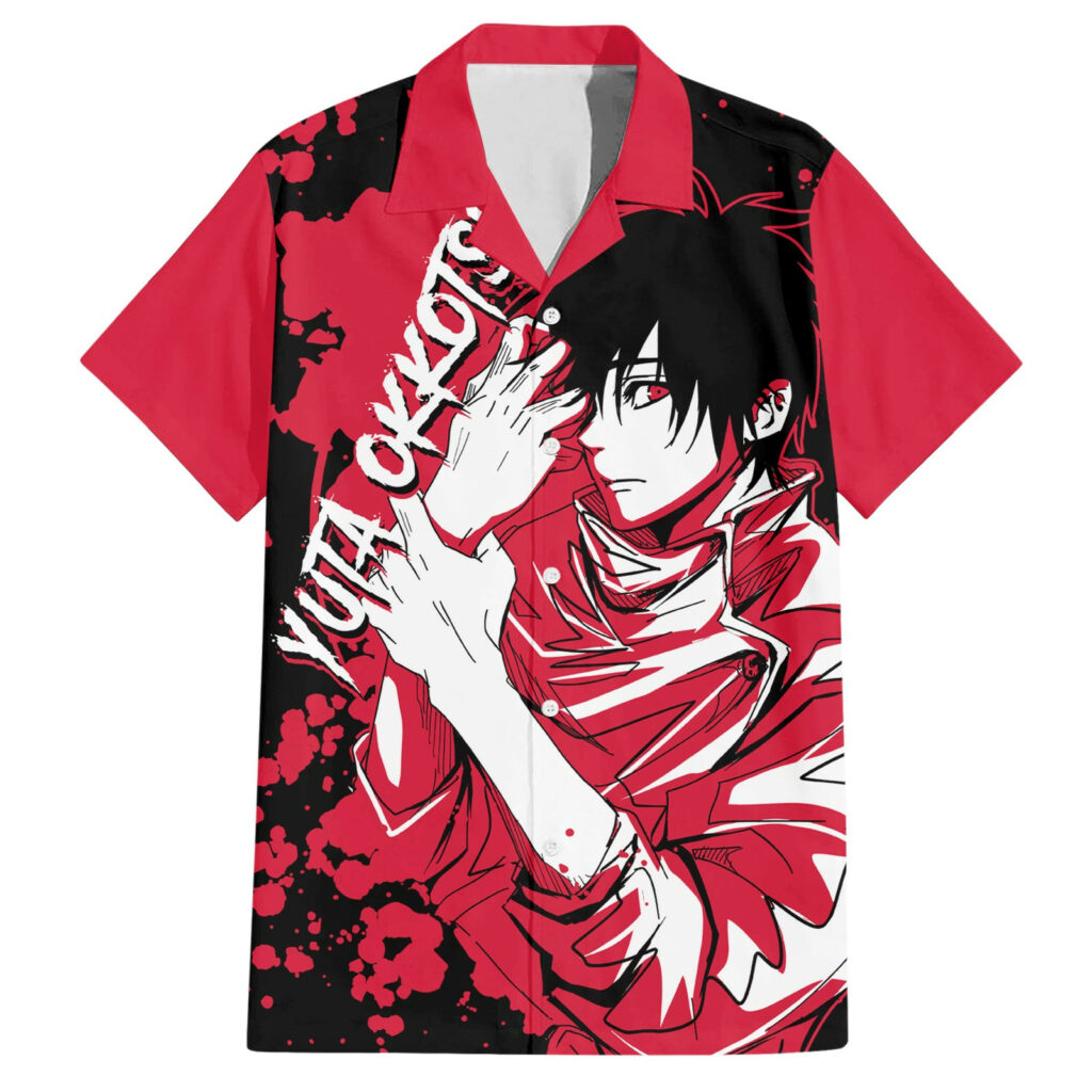Yuta Okkotsu Jujutsu Kaisen Hawaiian Shirt Manga Style Art - Unique ...
