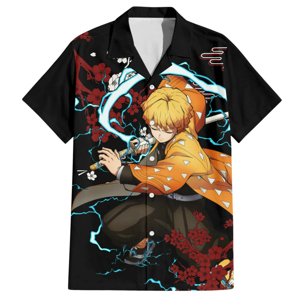 Zenitsu Anime Japan Style Hawaiian Shirt - Unique Anime Apparel for Fans